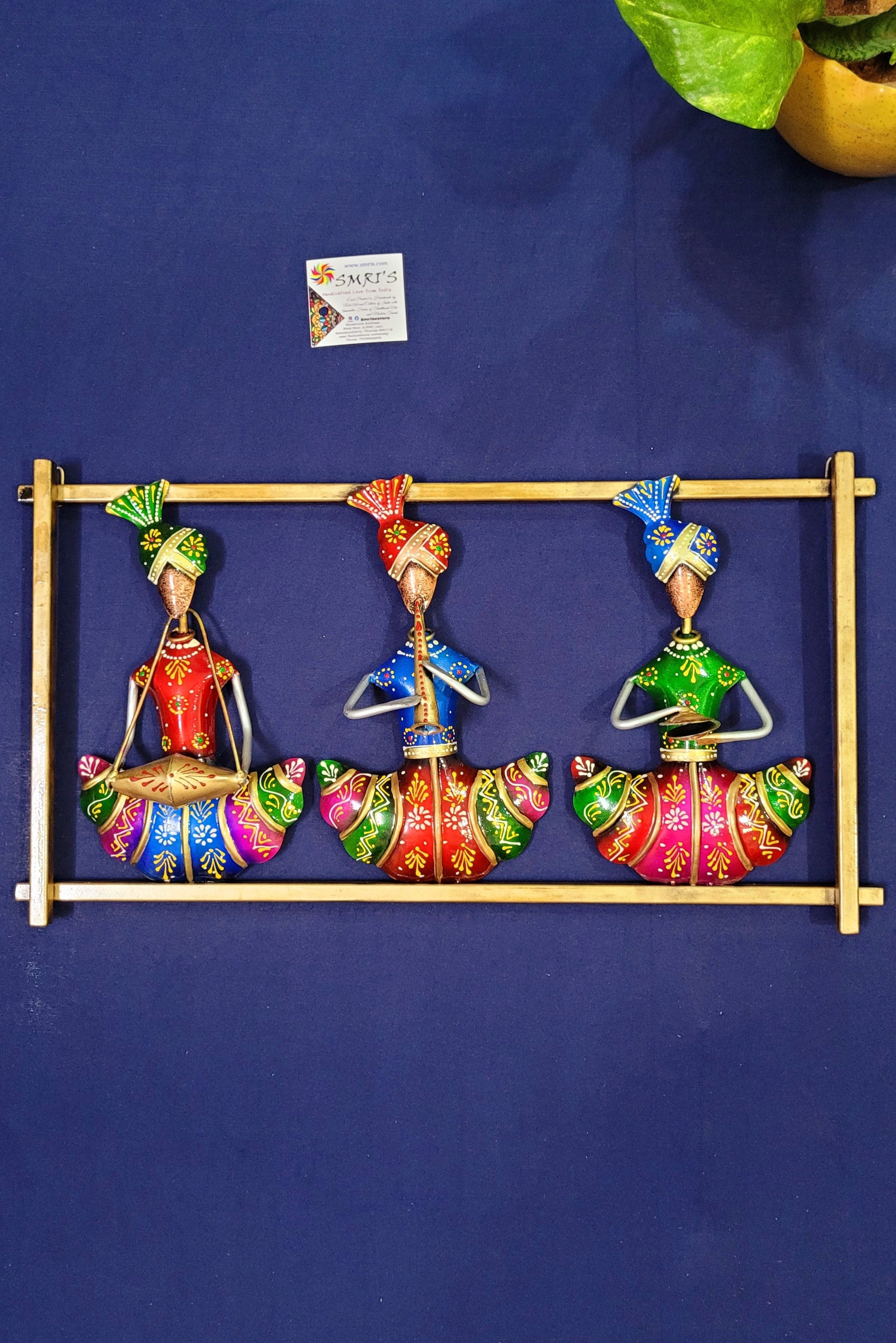 Musician Men Wall Hanging show piece wall decor interior decorations ...