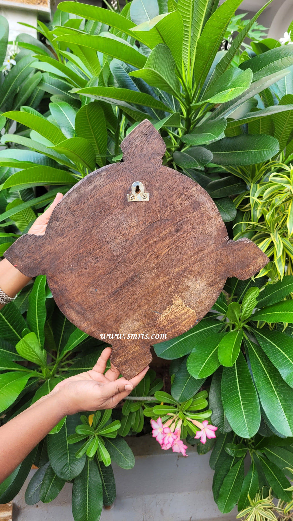 Goddess Lakshmi Round Wall Panel Colour 2 Frame Pooja Idol Wall Handin ...