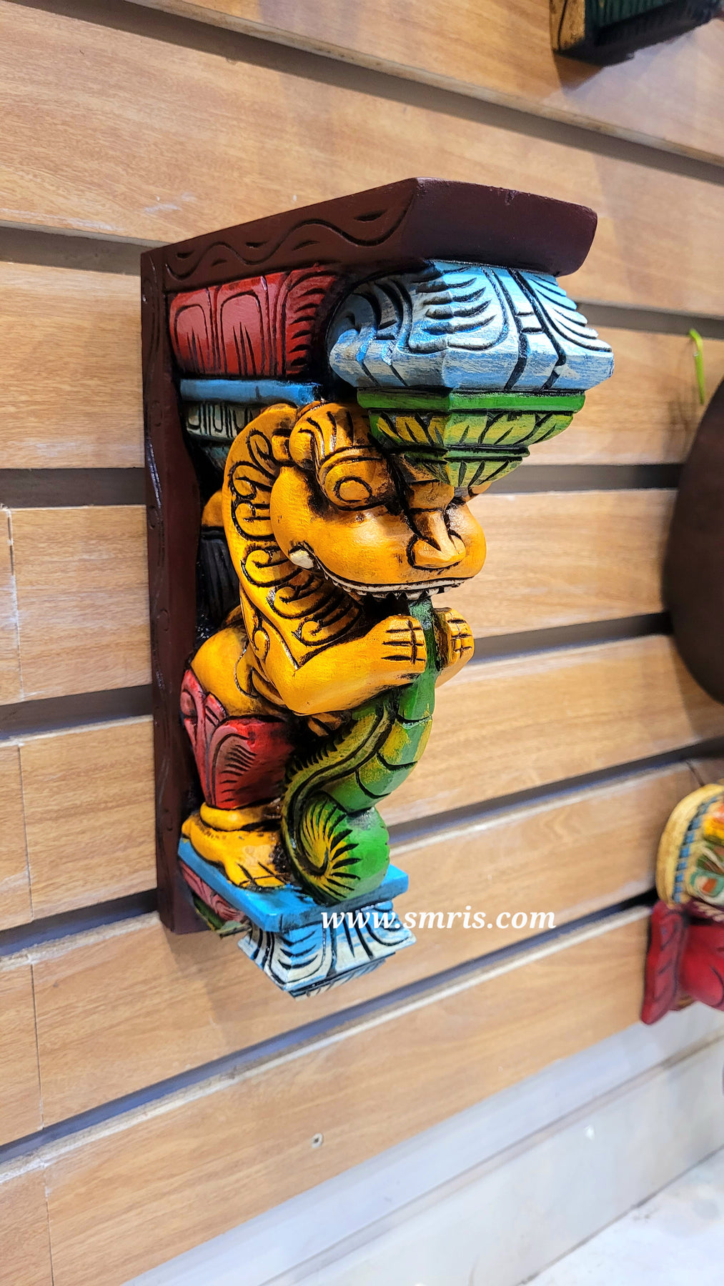 Yali / Yazhi Wall Bracket / Corbel yellow multicolor Entrance Decor pu ...