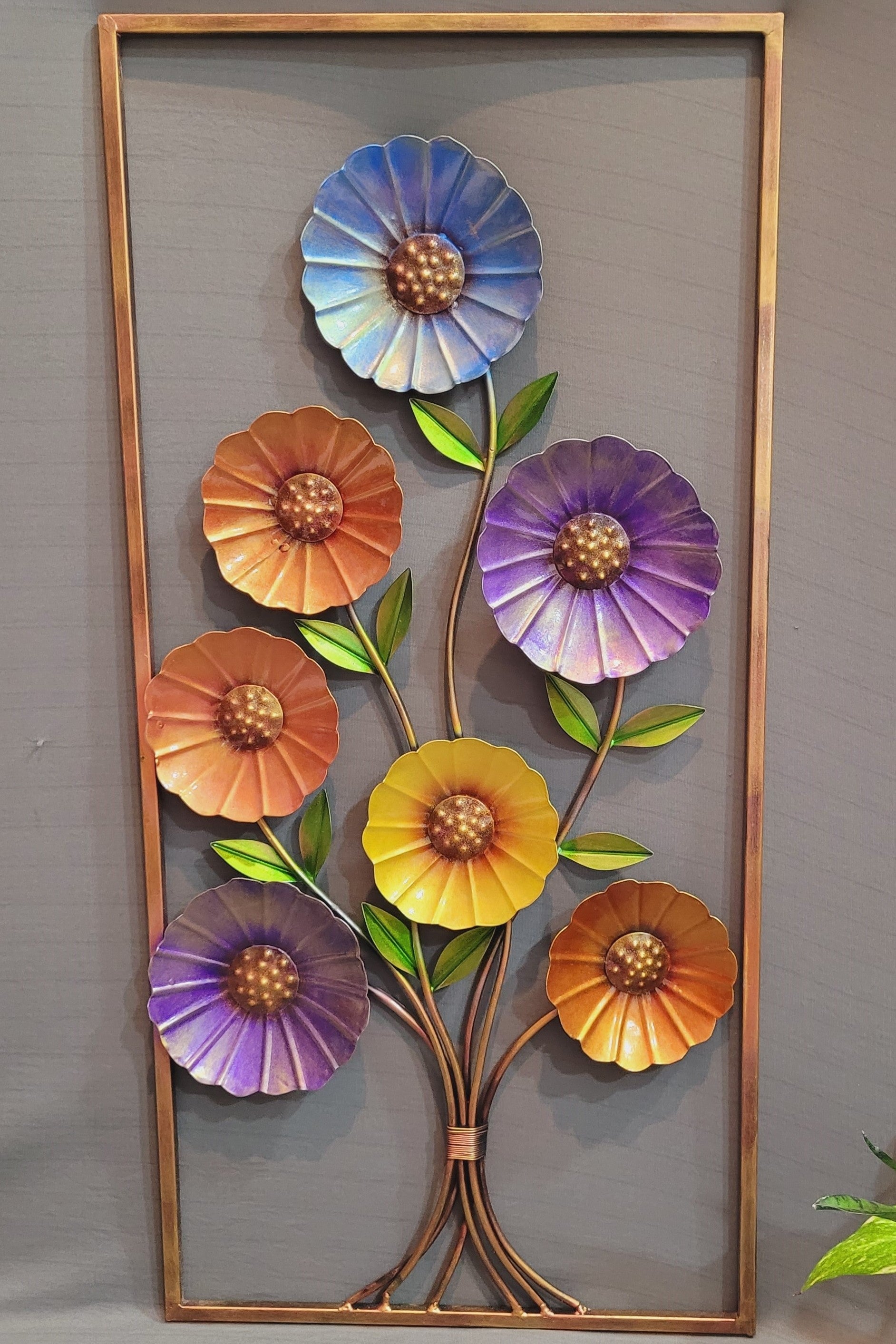 Flower Frame home living room office hotel restaurant wall decor – Smris