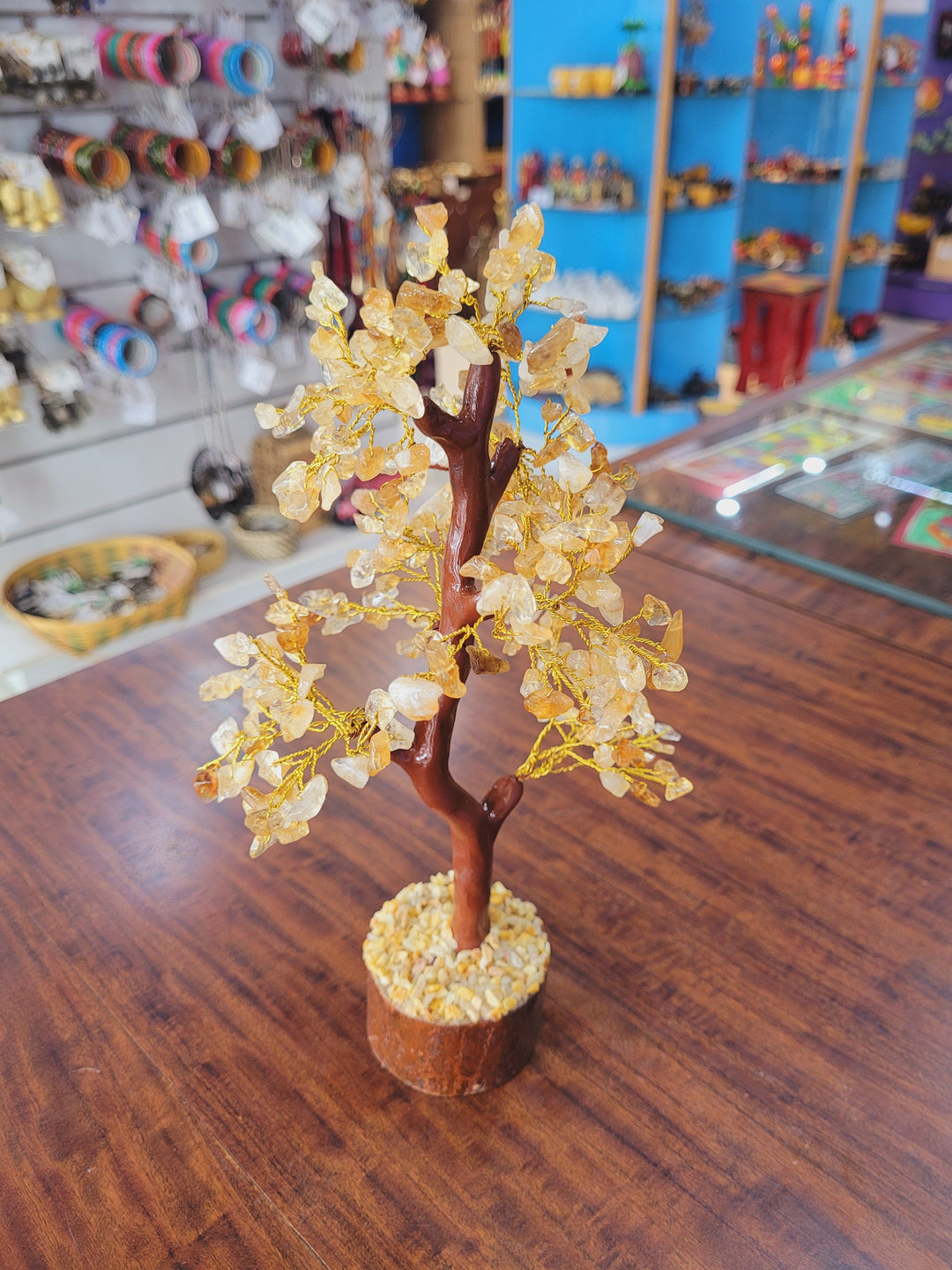 citrine gemstone tree