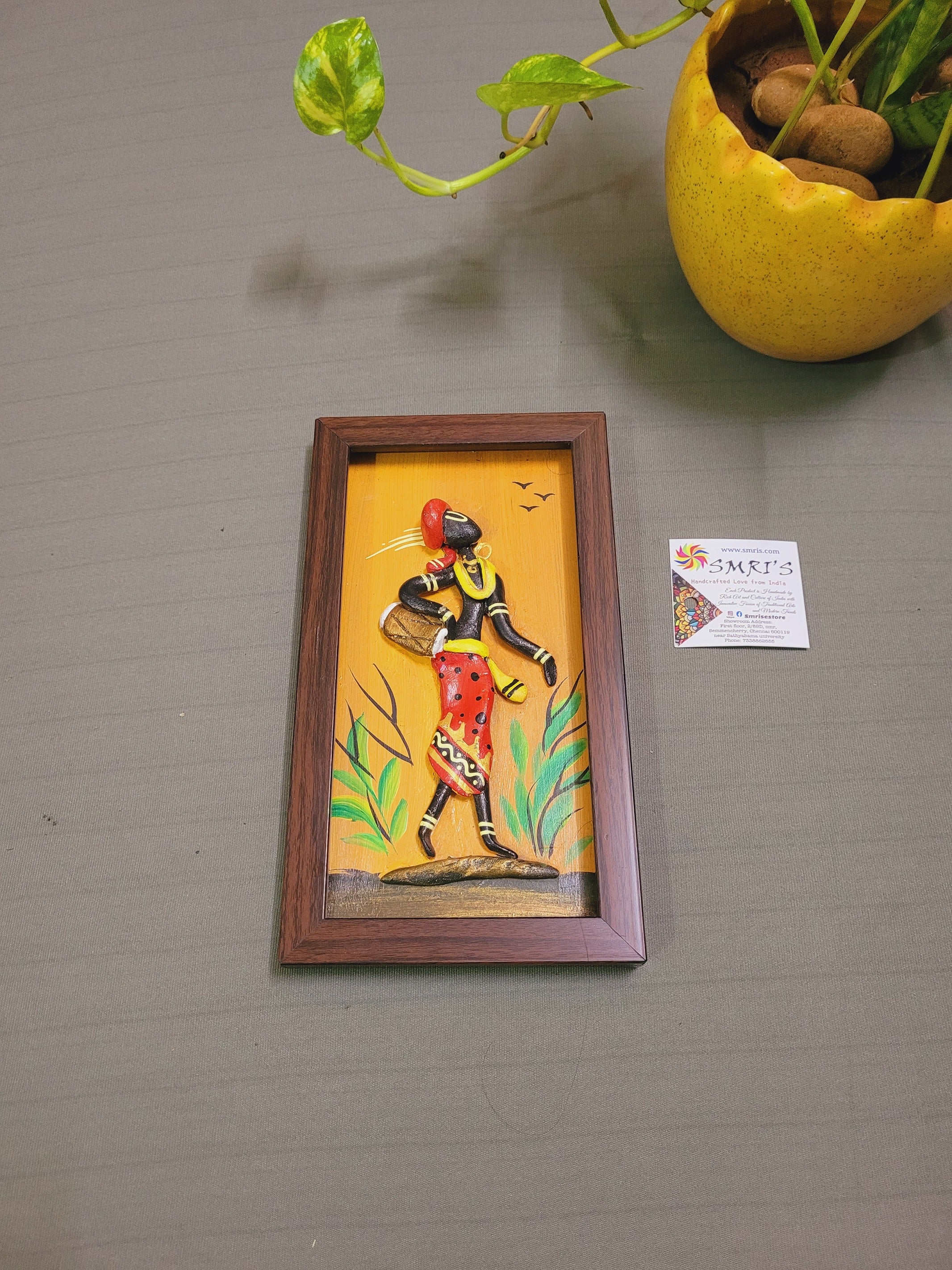 Mural Tribal Art frame Paintings wall decor Indian Traditional ...