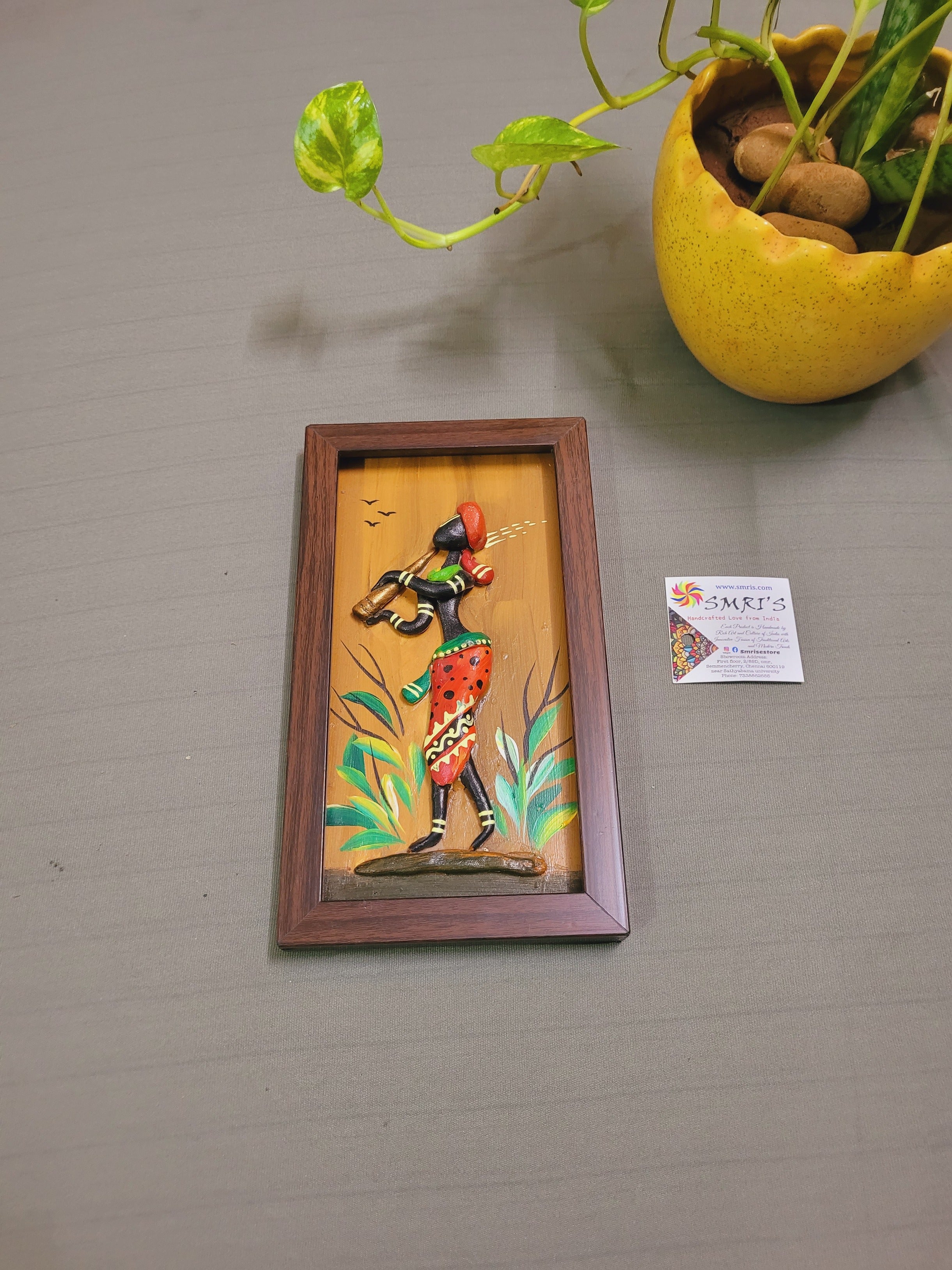 Mural Tribal Art frame Paintings wall decor Indian Traditional ...