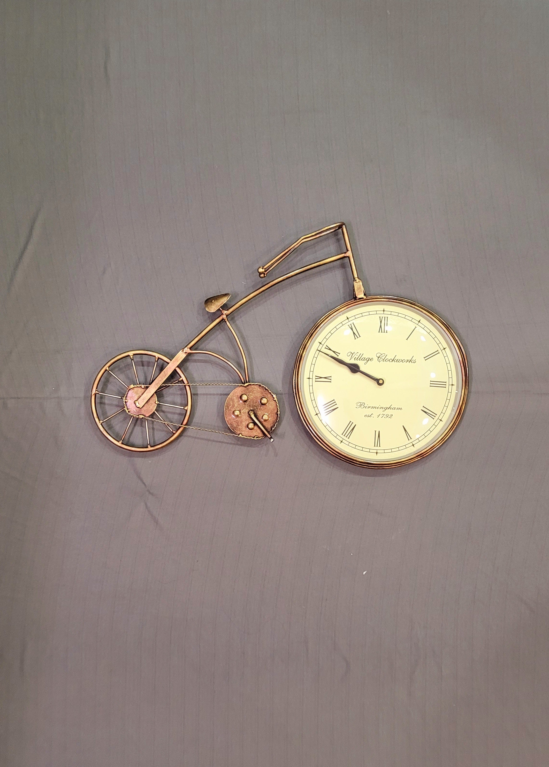 Cycle Wall Clock 10 inch Dial home office – Smris