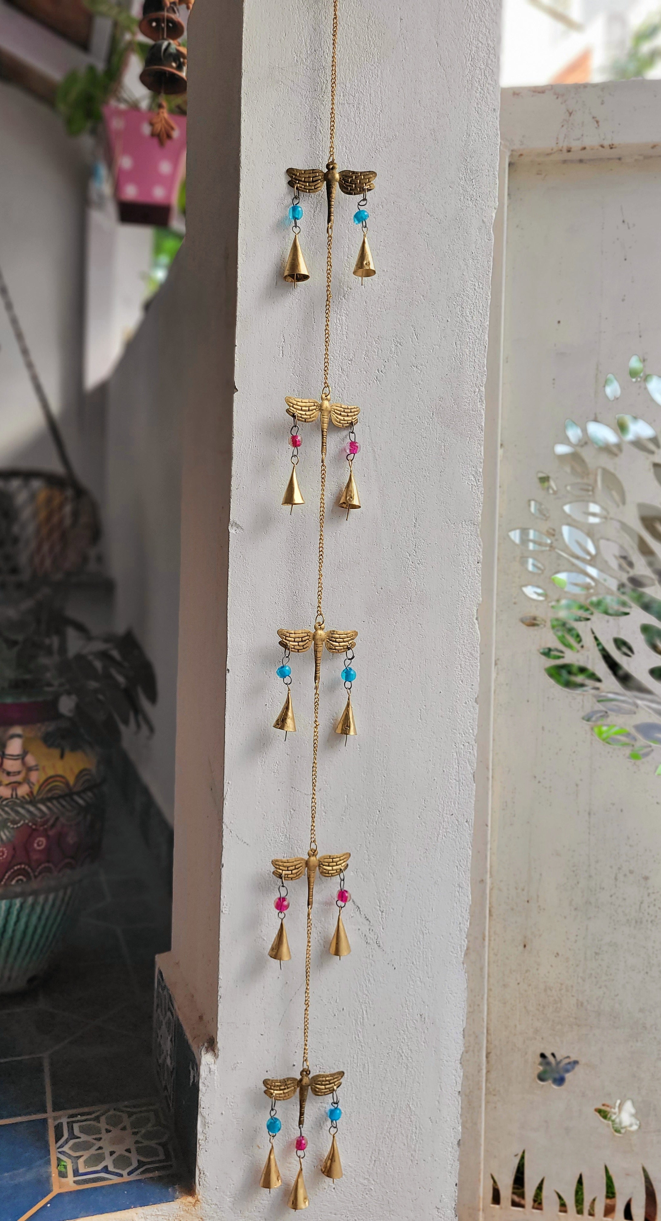 Hanging thoran wind chimes balcony decor home decor gifts – Smris