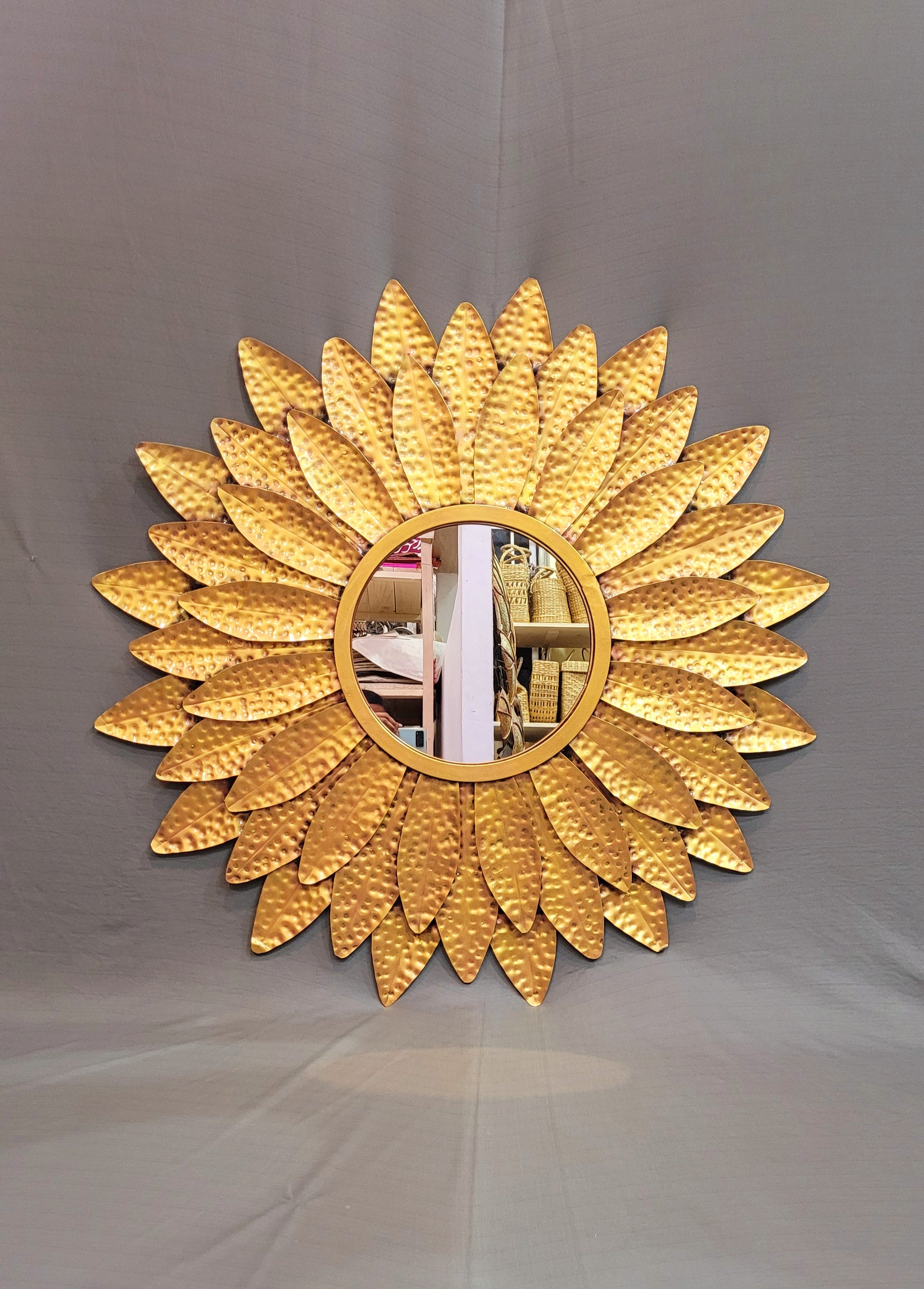 Sunflower Mirror home office guest hotel wall decor – Smris