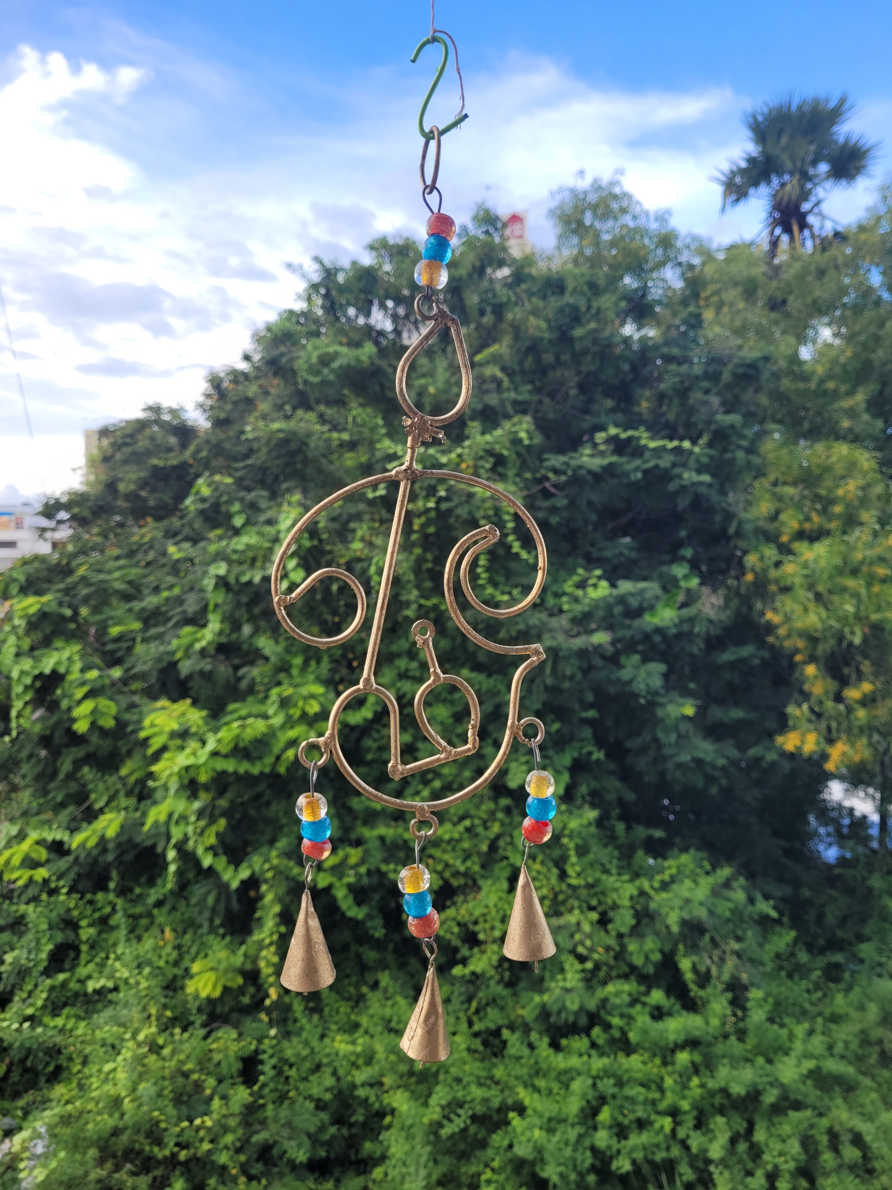 Tamil Ohm Om Vel Lord Muruga Hanging windchime Vasthu Vastu Entrance ...