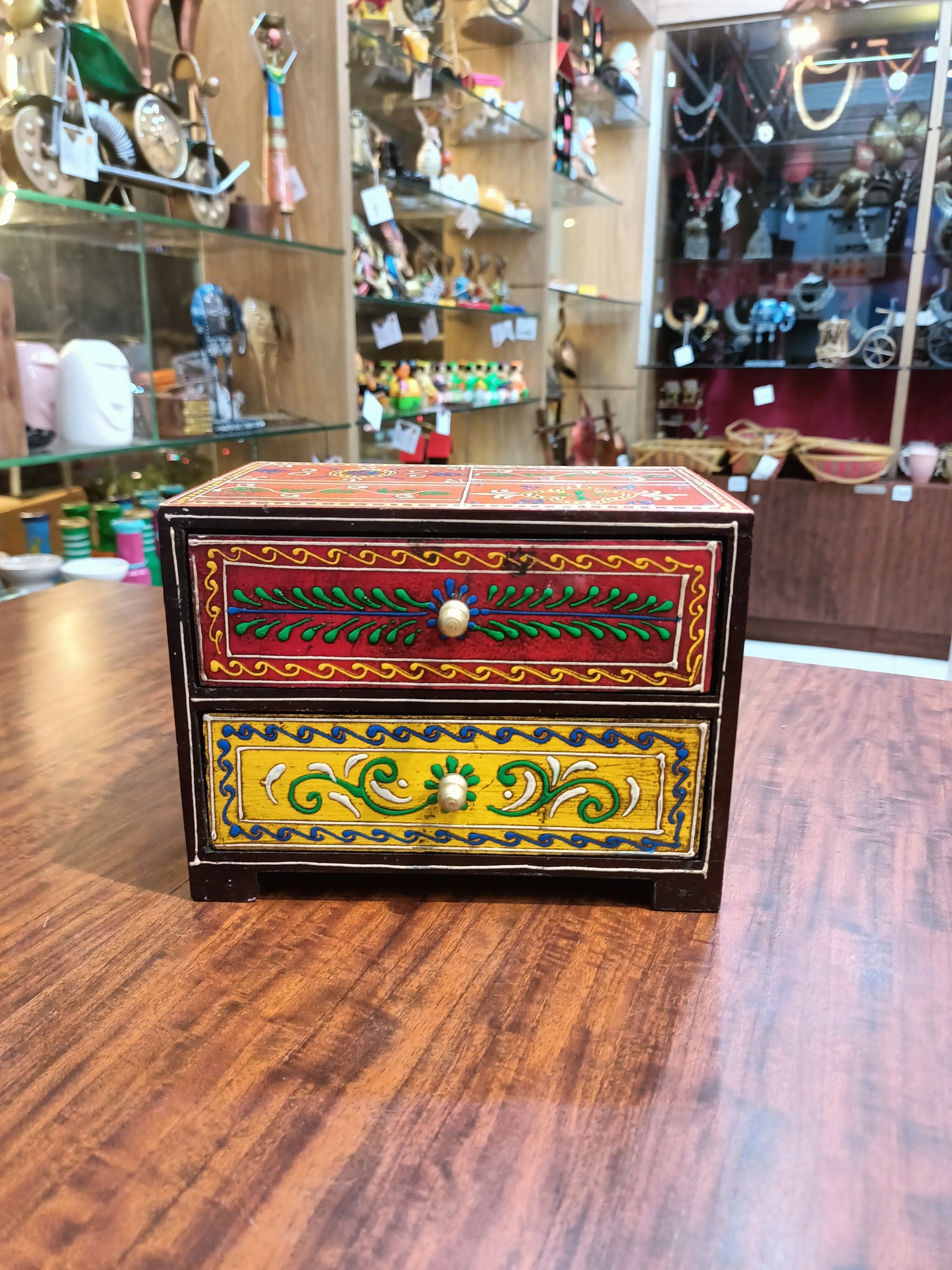 Wooden Box Drawers indian handicrafts Home decor – Smris