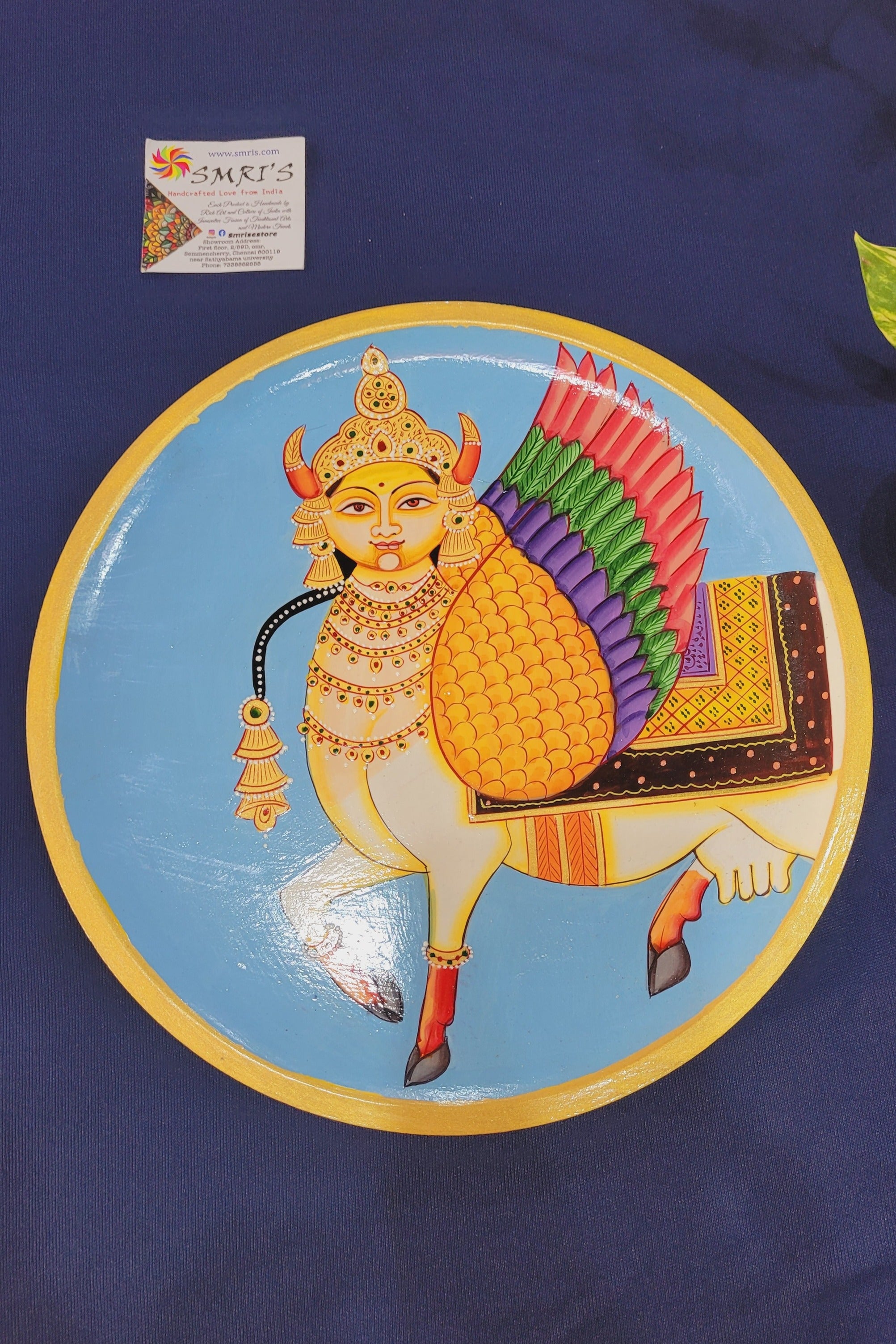 Kamadhenu Komadha Gomatha original Pichawai Painting wall decor ...